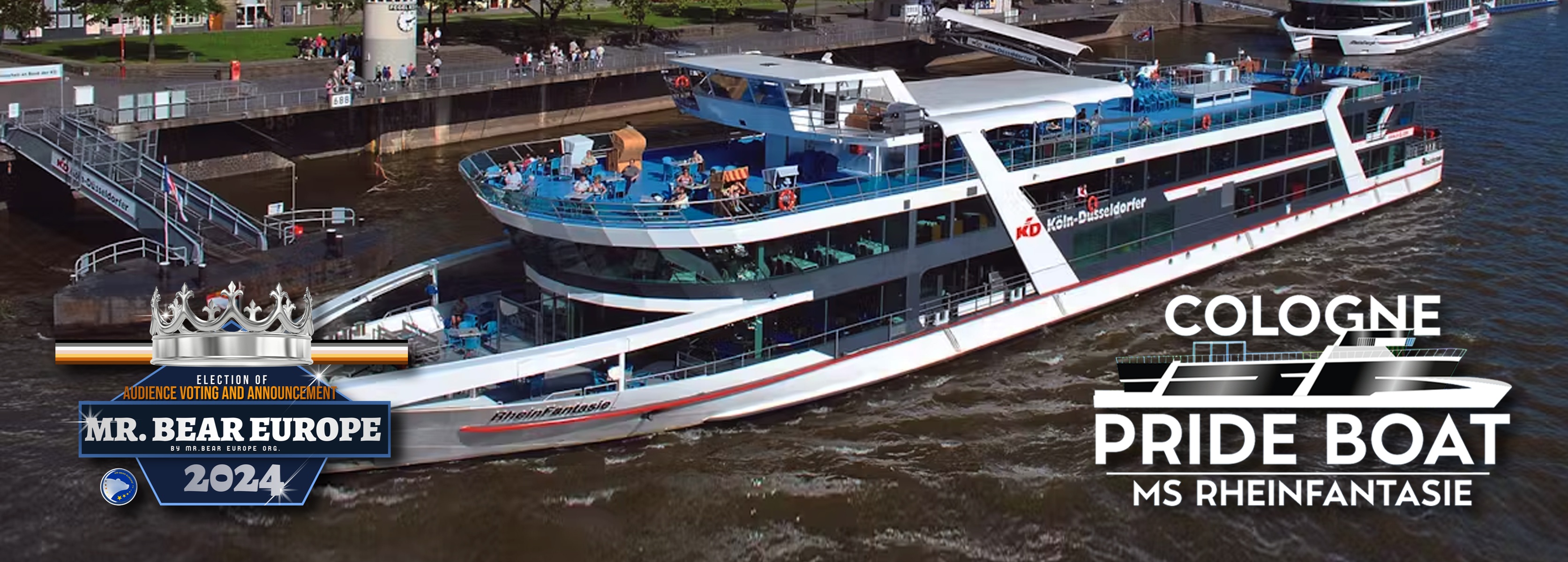 Cologne Pride Boat by Rheinfetisch